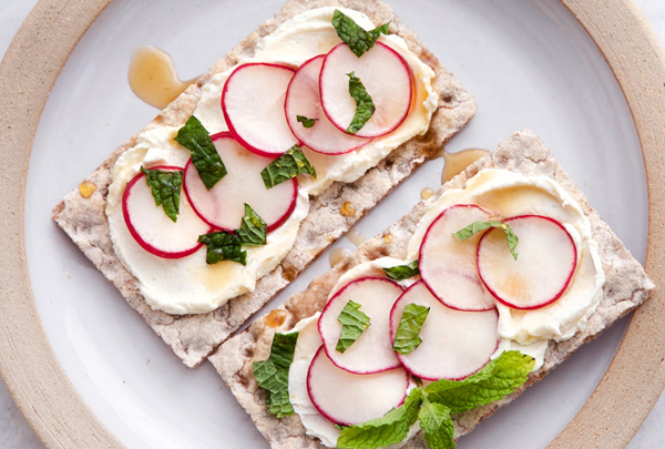 Wasa with Feta & Radishes - Gourmet